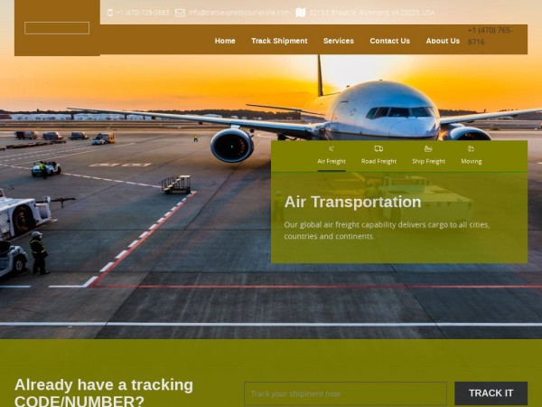 Is Transexpresscourierline.com legit or a scam?